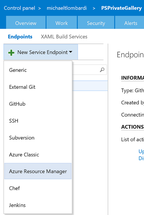 2 Adding Azure To Vsts Ps Private Gallery Walkthrough